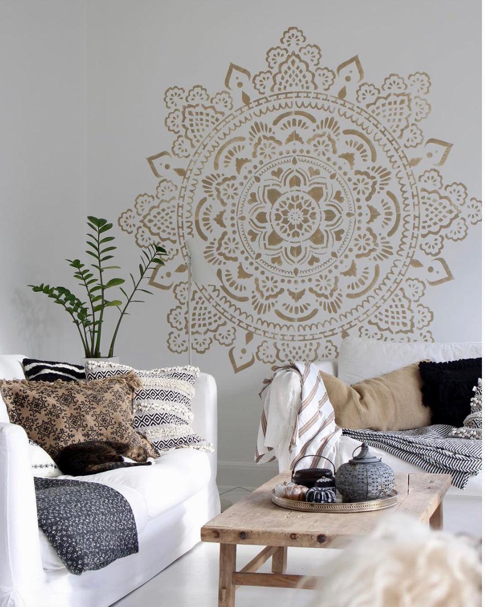 Large Holy Mandala Stencil - Intricate Design for DIY Projects ...